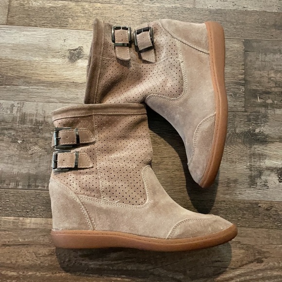 Aldo | Shoes | Aldo Suede Tan Ankle Boot New Without Tags | Poshmark